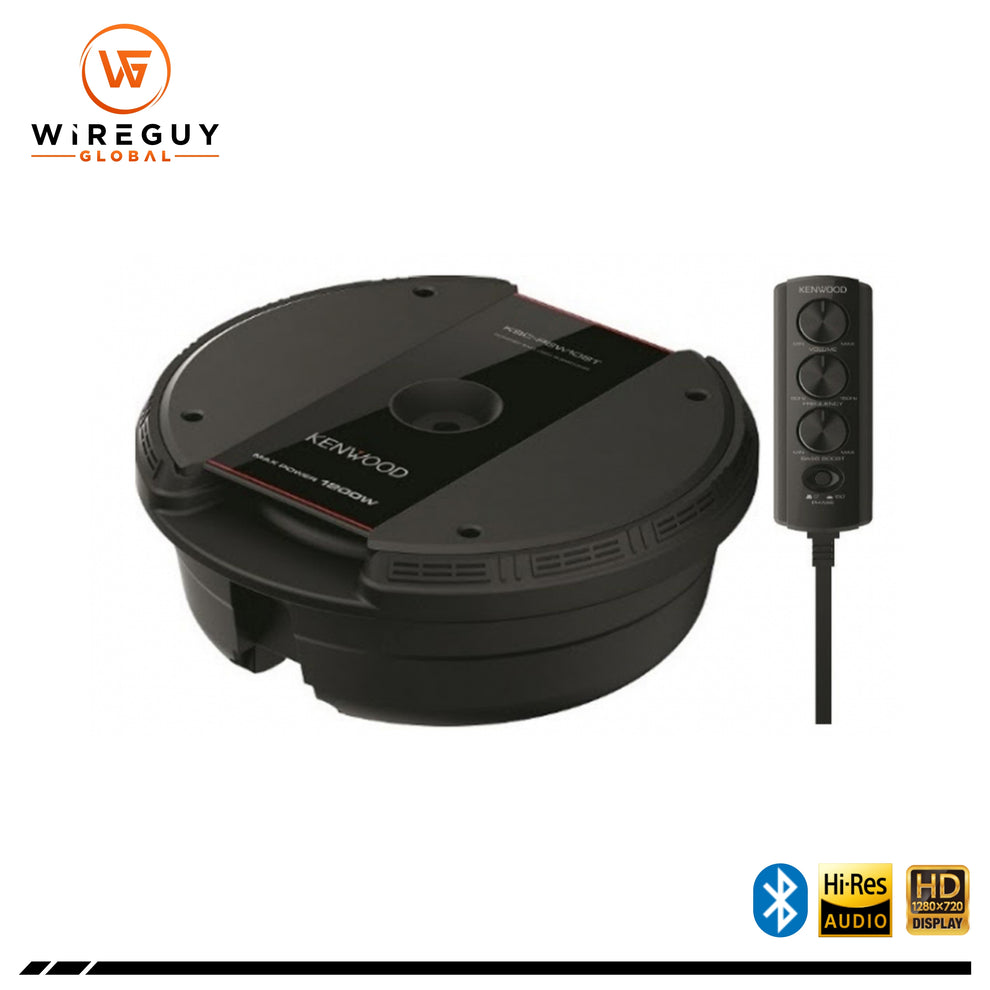 Kenwood KSC-PSW10ST 10" Powered Encl Subwoofer Max 1200w Power – Wire Guy Global